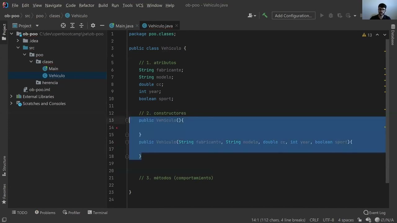 Constructores - Curso Java - OpenBootcamp