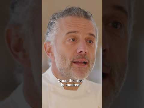 Risotto alla milanese con ossobuco di Giancarlo Perbellini #shorts #chef