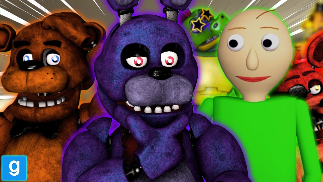 The Hunt For AR| Freddy and Friends go to school! [GMOD FNAF]