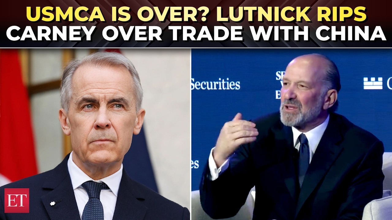 ‘Canada suck…are they nuts?’: Lutnick blasts Carney over trade deal with China, hints USMCA is over!