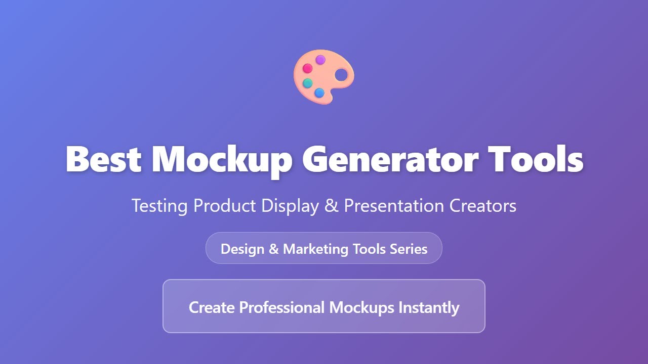 Best Mockup Generator Tools 2025 (Free & Paid)