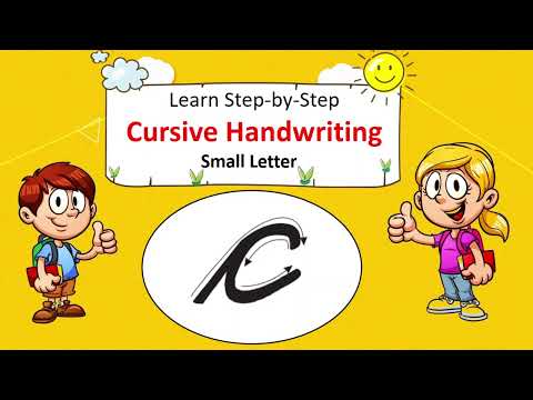 Small Letter c | Learn Cursive writing | Funwithworksheets.com| Free worksheets | Practice Worksheet