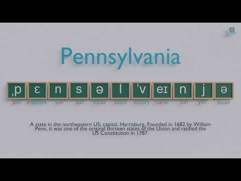 How to pronounce Pennsylvania ?