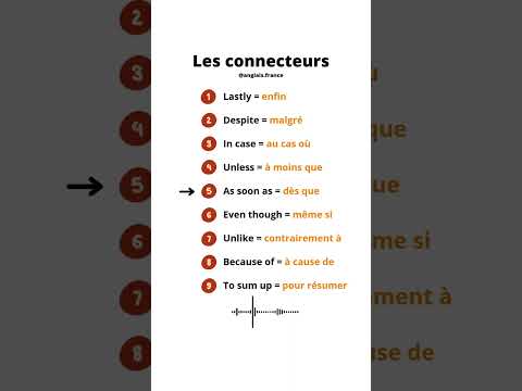 Quelques connecteurs logiques que vous devez savoir en anglais