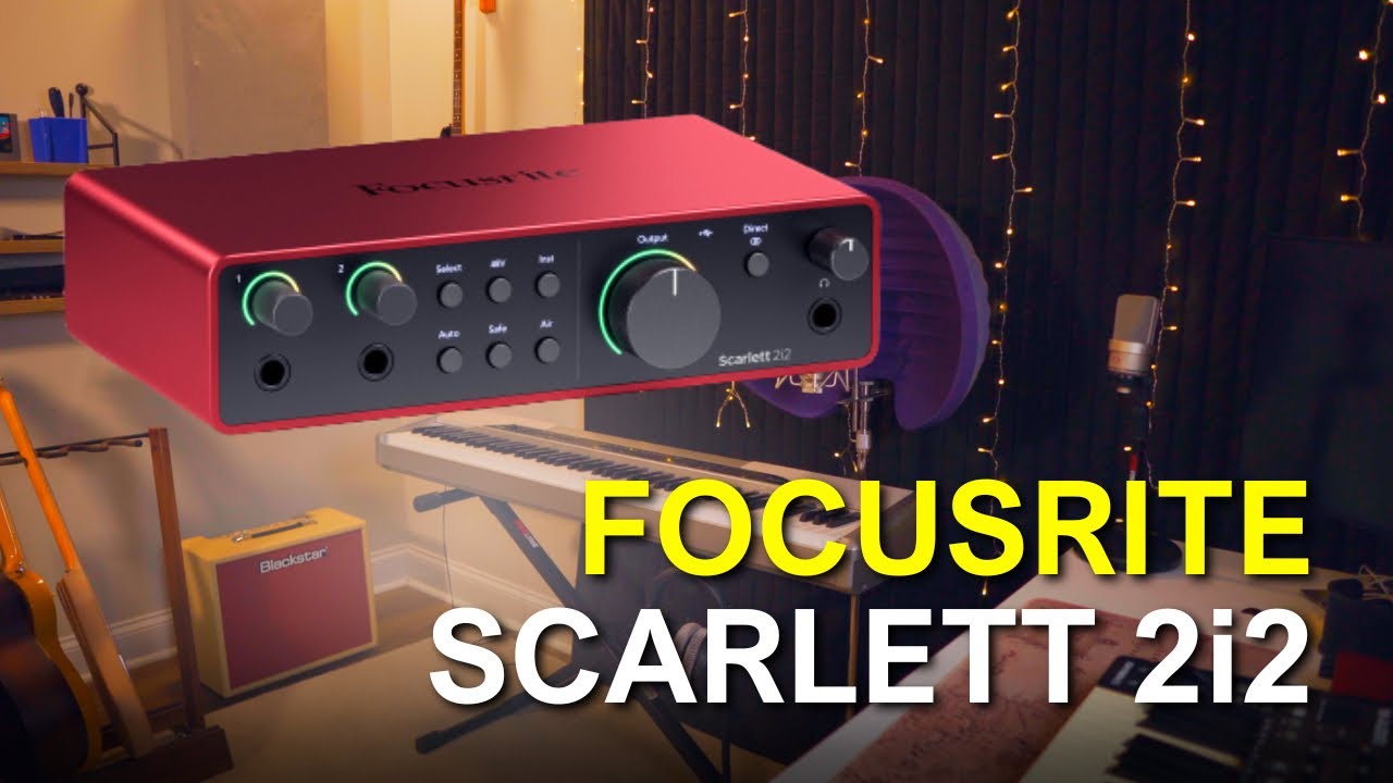 Focusrite Scarlett 2i2 (4th Gen) Full Guide – Features, Software & Setup!