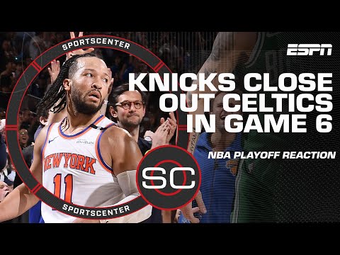 NBA Playoff Reaction πΏ Knicks blow out Celtics to make ECF for first time since 2000 | SportsCenter