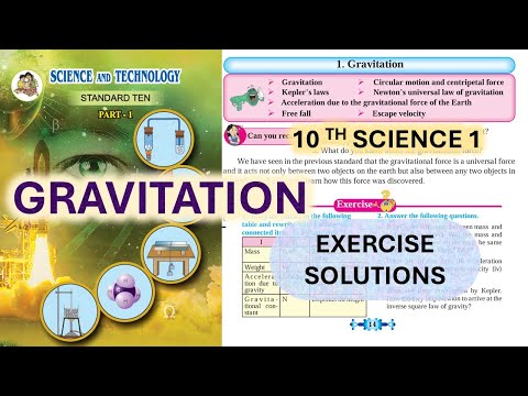 Class 10 Science 1 Chapter 1 Gravitation Exercise Solutions | Maharashtra Board SSC