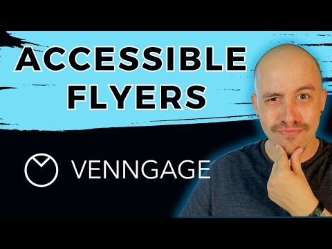 How to create an accessible flyer using Venngage | Adobe Acrobat | PAC 2024 | WCAG 2.1 AA | PDF UA