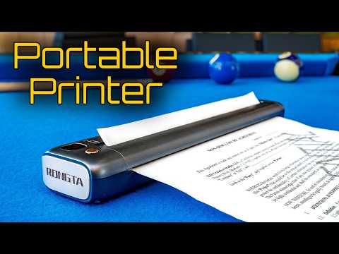 Print Documents Anywhere // Rongta F81 Portable Thermal Printer