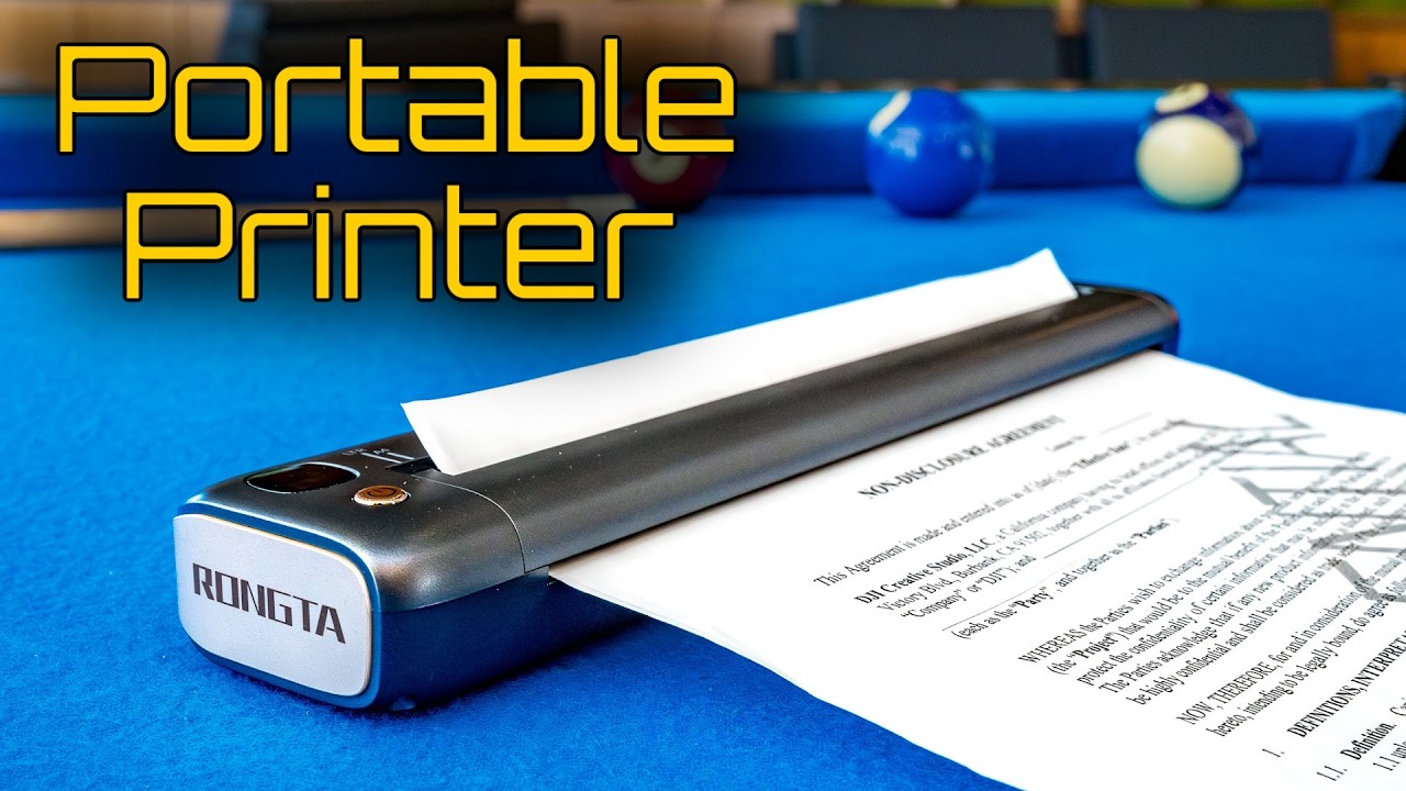 Print Documents Anywhere // Rongta F81 Portable Thermal Printer