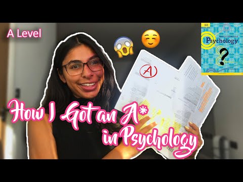 How I revised and got an A* in psychology! // A- Level