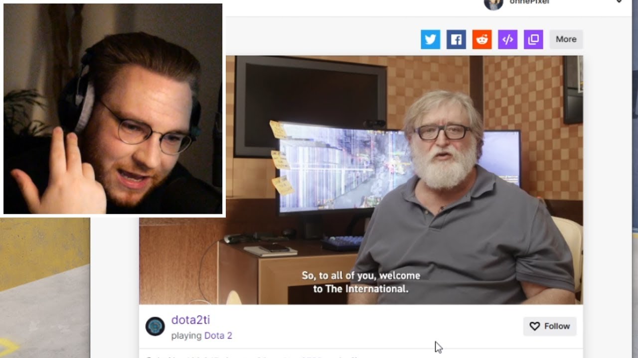 Gaben doesn't care about cs 2