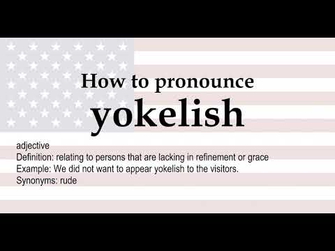yokelish