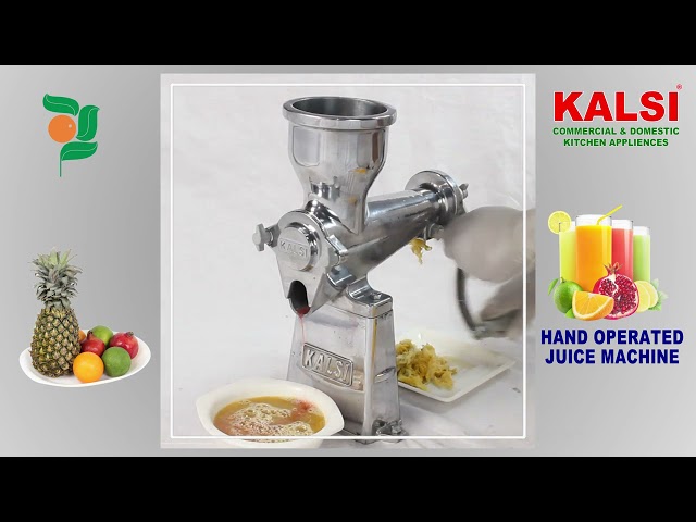 Hand Juice Machine - Kalsi Hand Operated Juicer Machine Wholesaler ...