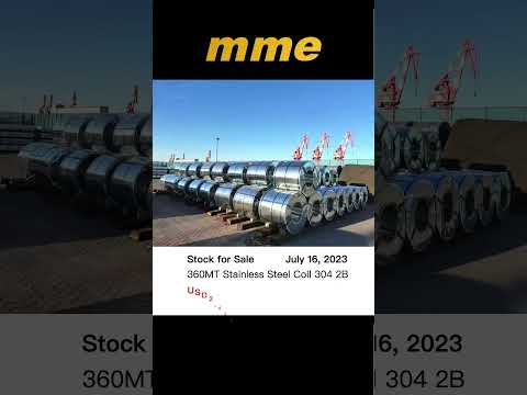 mme: 360MT Stainless Steel Coil 304 2B, stock for sale