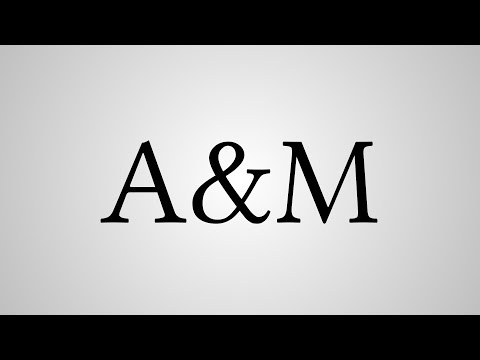 What Does "A&M" Stand For?