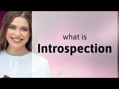 Introspection • definition of INTROSPECTION