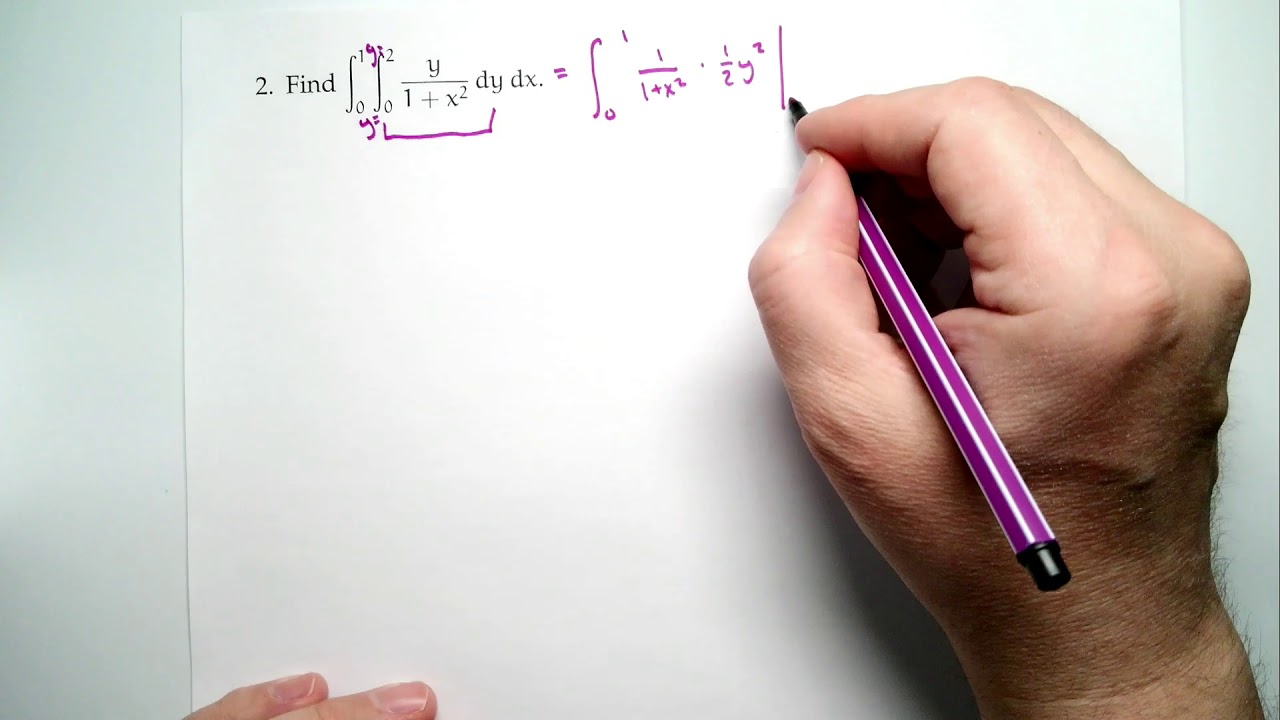 Math 265, Quiz 9 solutions