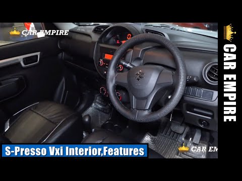S Presso Vxi Model Interior,Features,On Road Price | S Presso Vxi