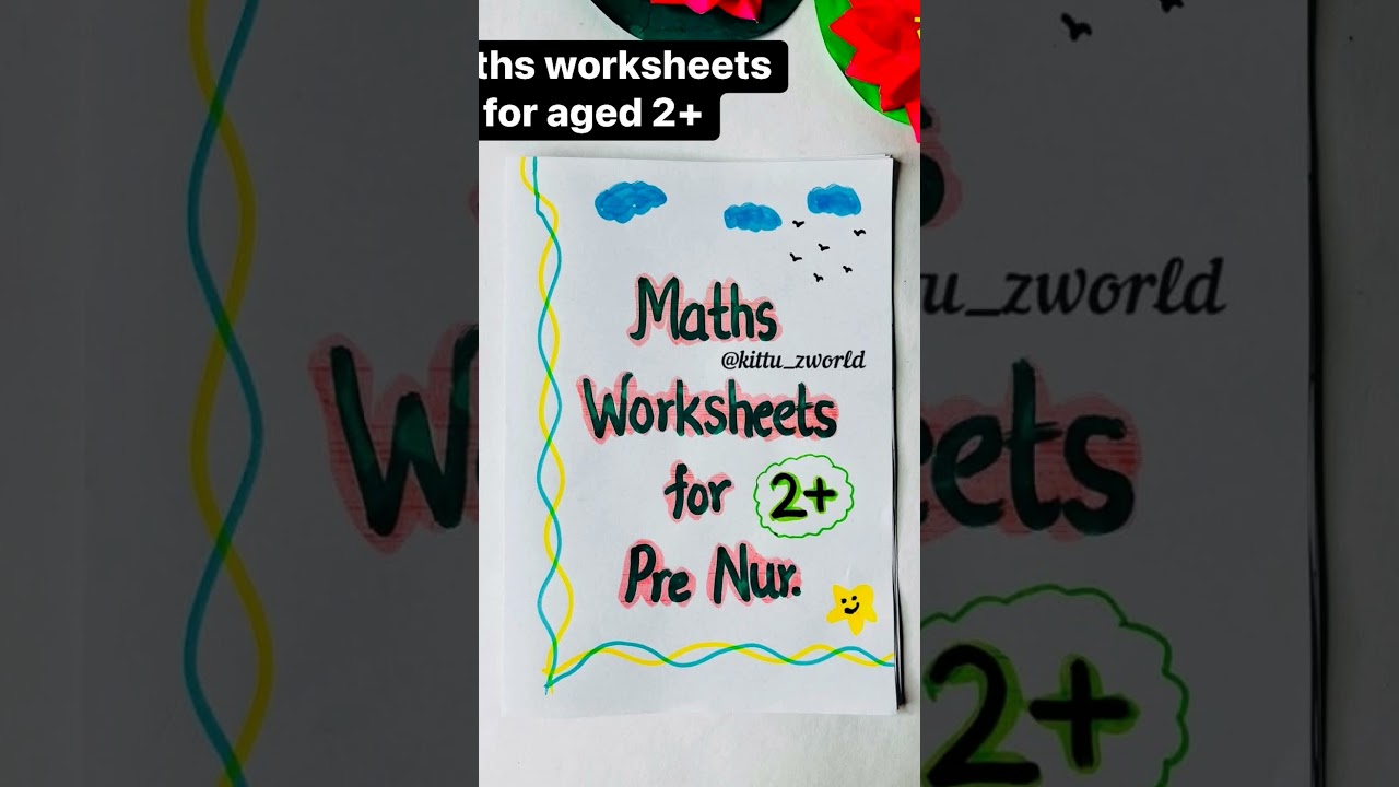 Maths worksheets for aged 2+ #maths #preschool #preschoolactivities #kids #worksheets