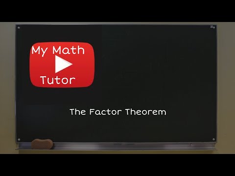 ALEKS | The Factor Theorem