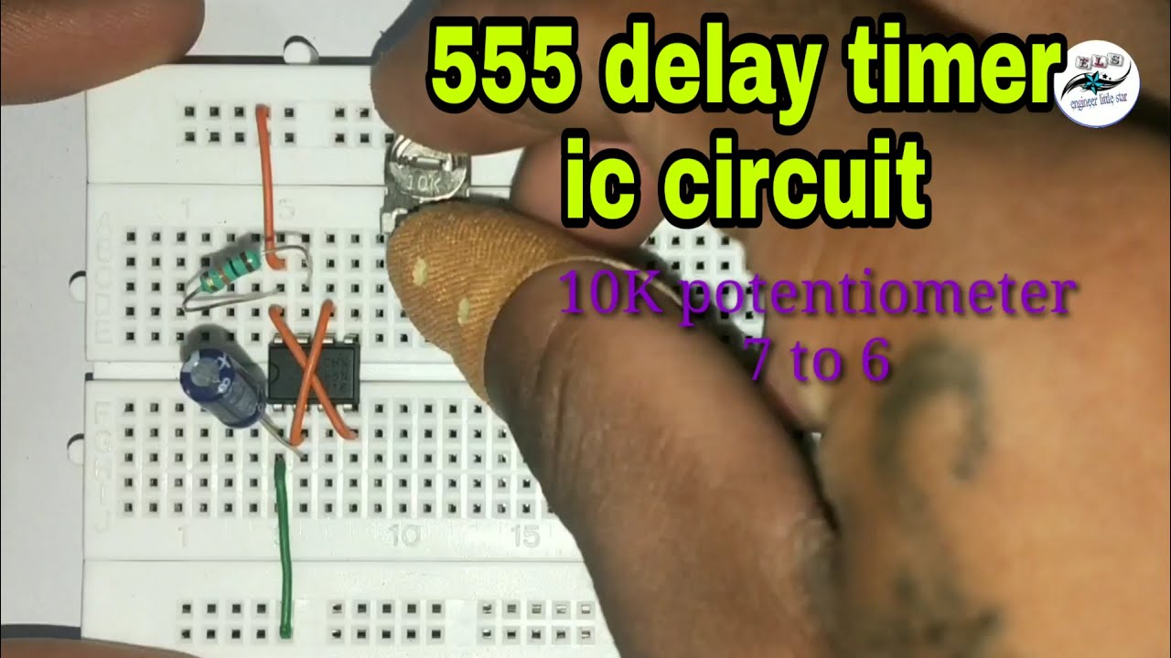 How to make a 555 delay timer ic circuit led blincker ks electric