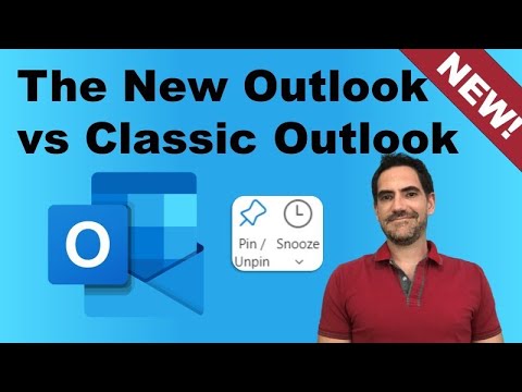 The new vs classic Outlook