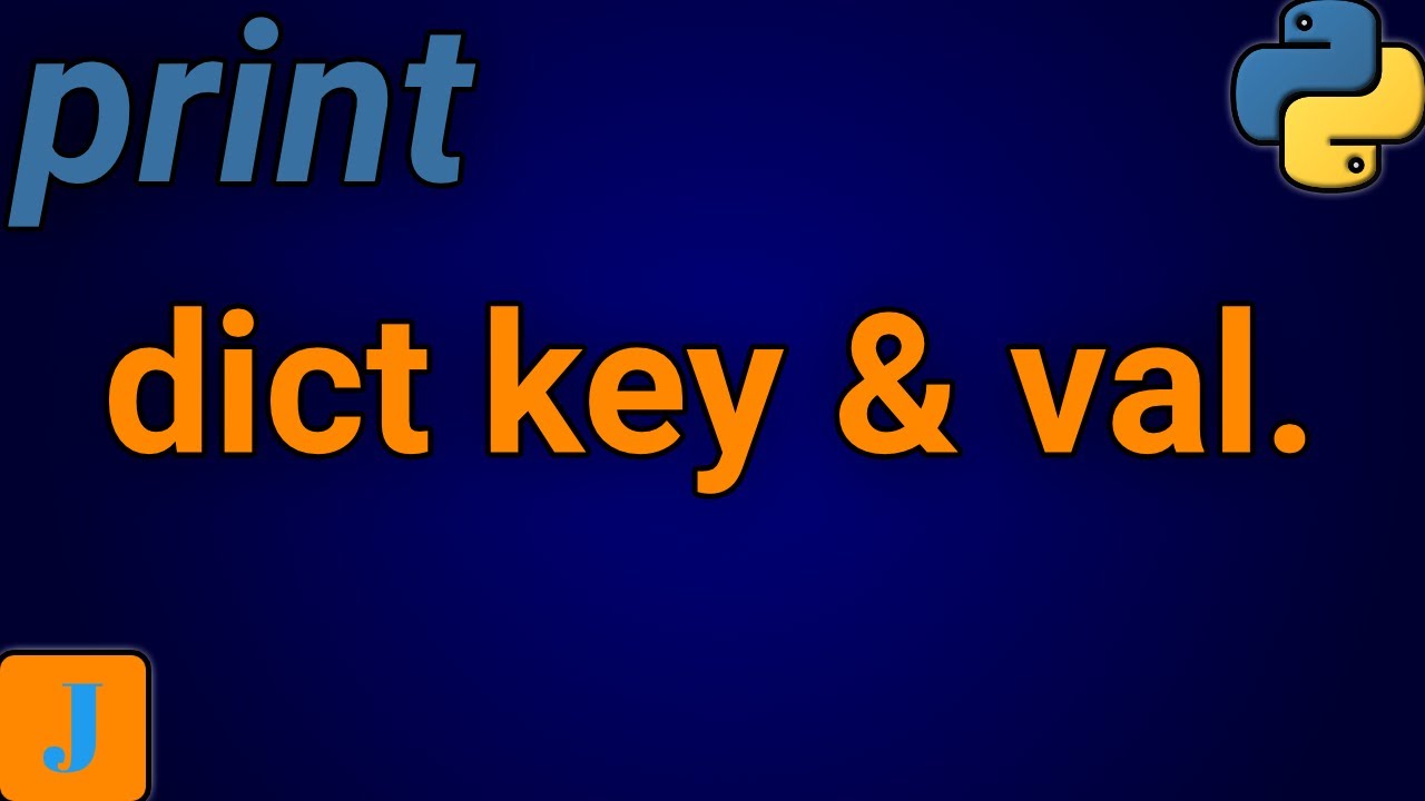 Python Print Dictionary Key and Value