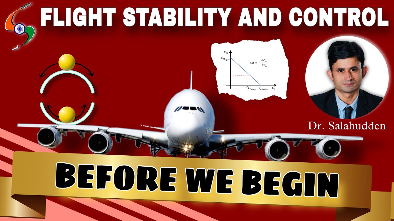 Before We Begin | Flight Stability and Control by Dr. Salahudden