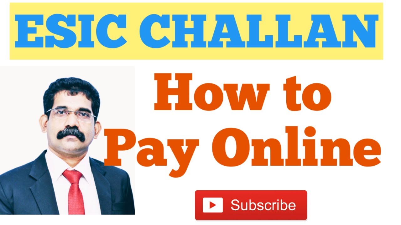 ESIC Challan Payment Online Procedure | How to remit ESI Online ...