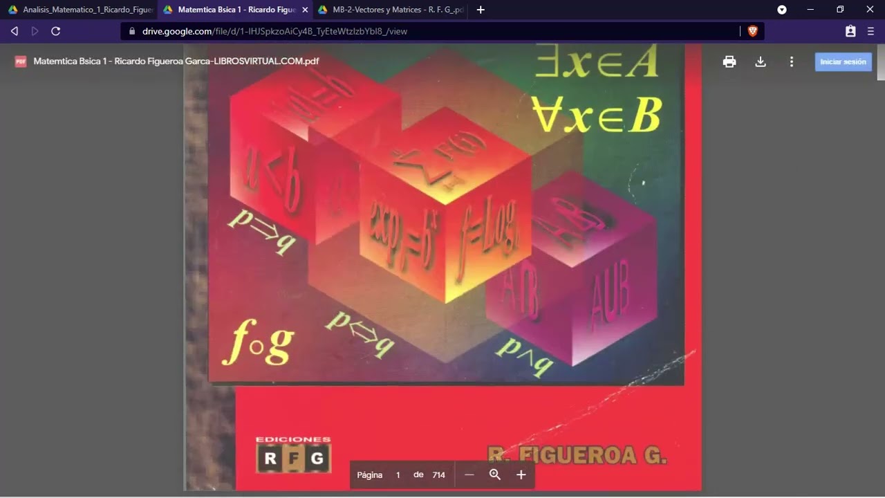 MATEMÁTICA BÁSICA 1 RICARDO FIGUEROA G. PDF