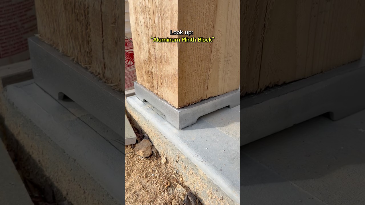 $30 Block Saves Your Porch Posts…