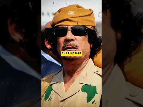 When the Libyans celebrate the death of Gaddafi! #shorts #history #truecrime