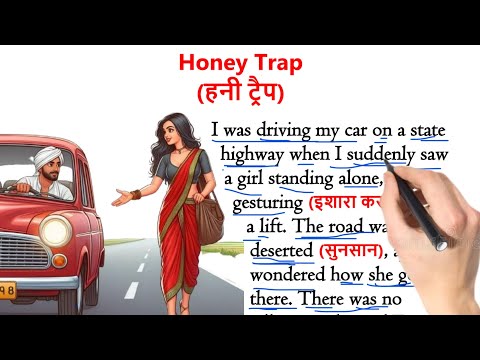 "Honey Trap" | "हनी ट्रैप" | इंग्लिश सीखे स्टोरी से | English story with Hindi Translation