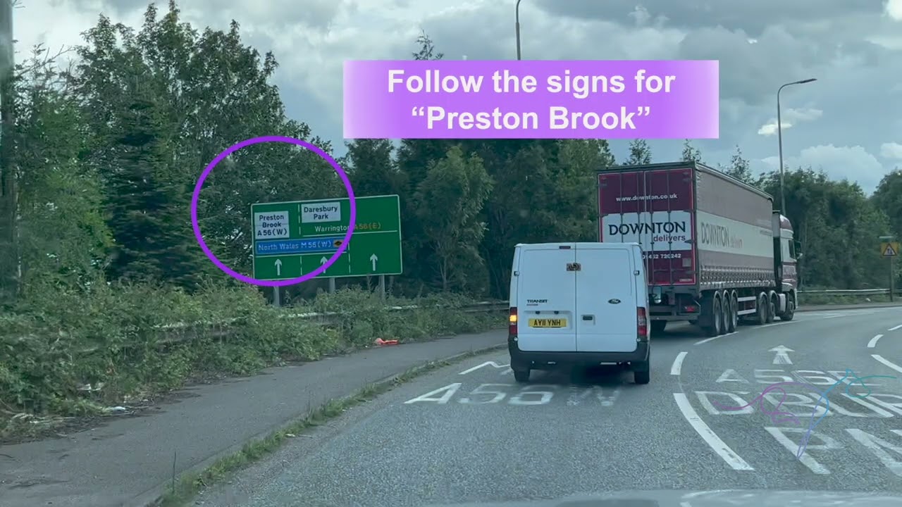 Getting to Movement Referrals, Junction 11, M56, Cheshire