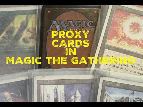 Proxy Cards sa Magic the Gathering
