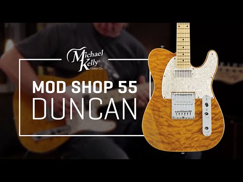 Michael Kelly MK55MFBMSO Mod Shop 55 Duncan Quilt Maple Top & | Reverb