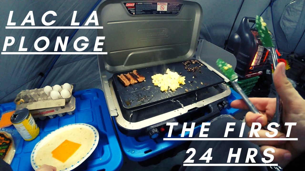 Lac La Plonge, Saskatchewan The First 24 hours! Camping on the Ice!