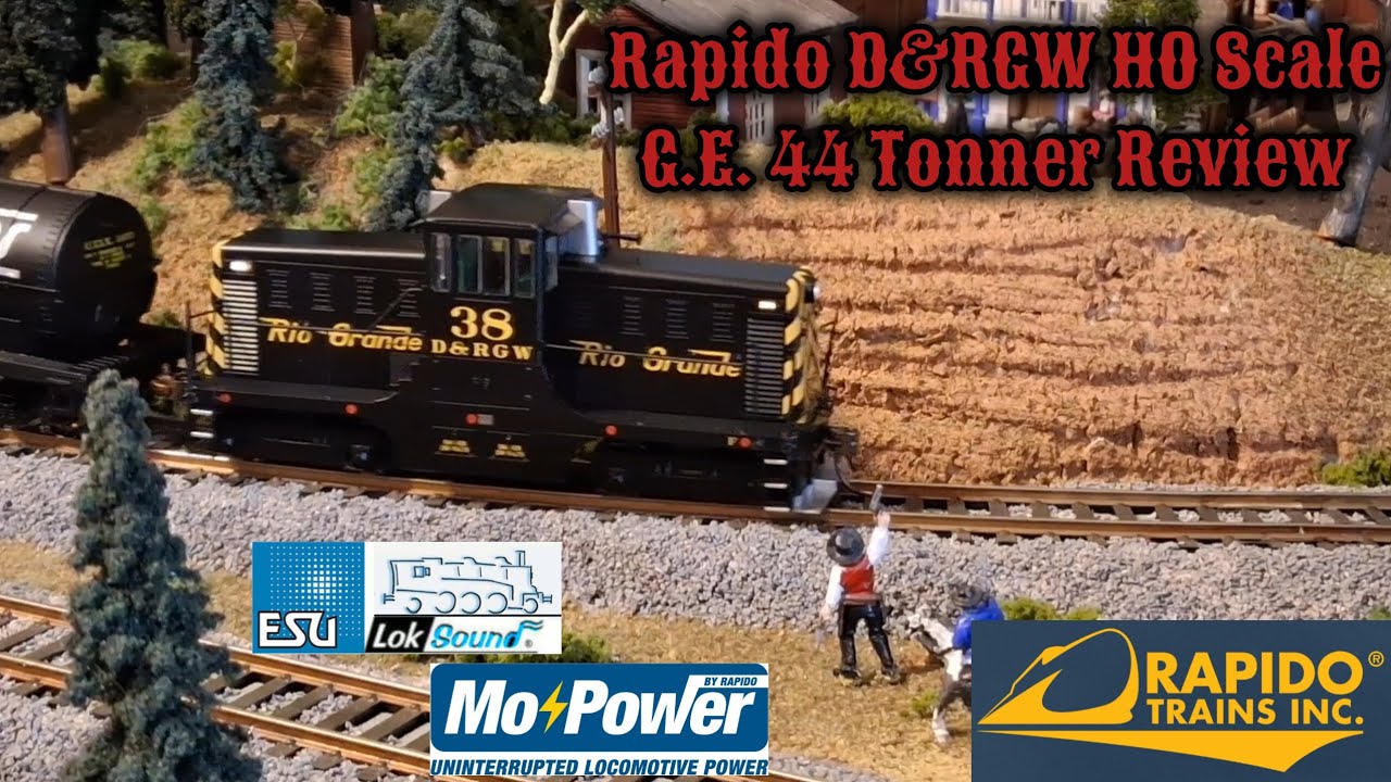 HO Scale Rapido G.E. 44 Tonner Review (D&RGW 38)