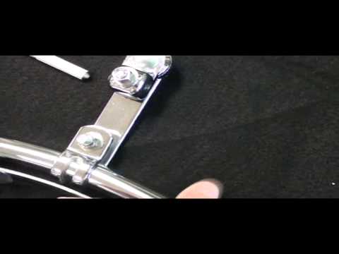 Maxwell Rail Consolette Tom Holder - Slotted Diamond Plate | Reverb