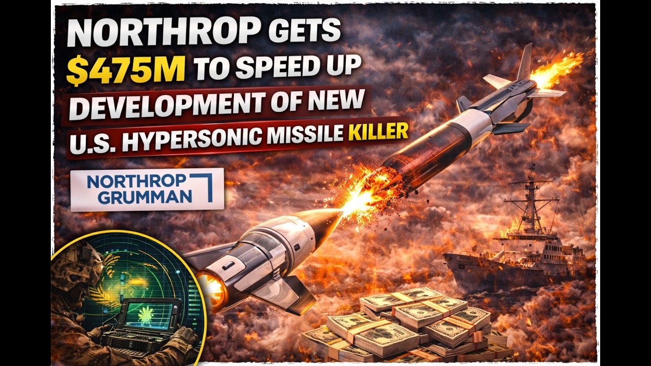 Northrop gets $475M to speed up development of new U.S. hypersonic missile killer