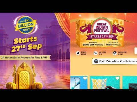 🚨EPIC Deals Alert🚨Flipkart vs Amazon BATTLE! Who Will Win?🔥Flipkart Big Billion Days Sale @ateklife