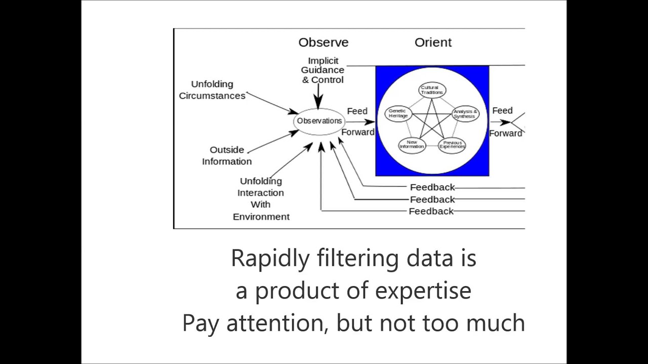 OODA loop Micro-course, Observations