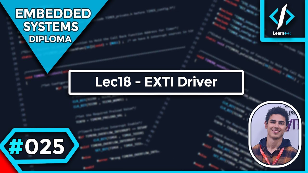 #025 Lec18 - EXTI Driver [شرح بالعربي]