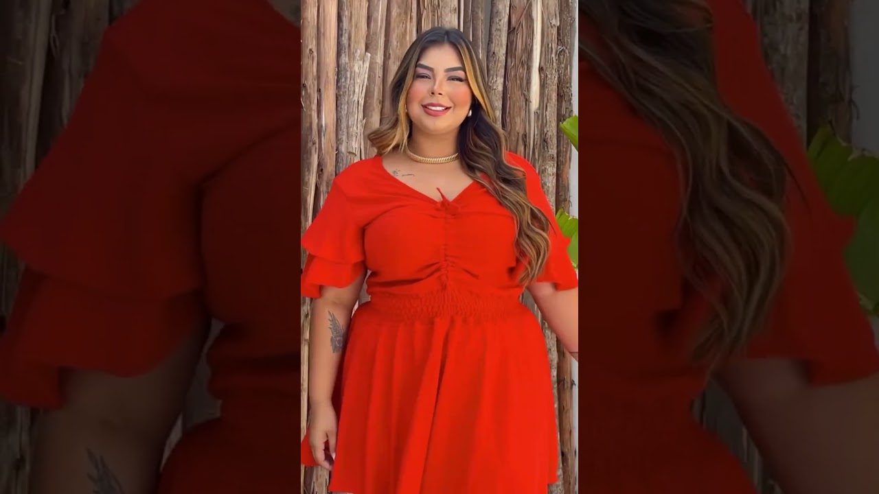 Macaquinho Vestido Curto Casual Feminino Plus Size