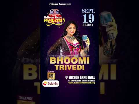 Kinjal Dave Live Navratri Garba in New Jersey on Sep 13, 2025 at New Jersey Convention and ...