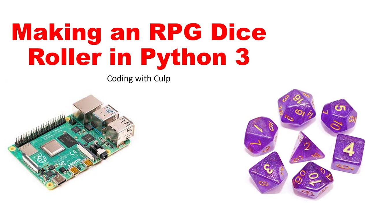 A Simple RPG Dice Roller in Python 3
