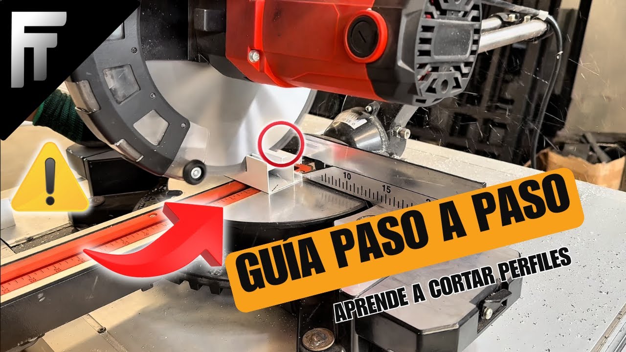 🔴How to Cut Aluminum Profiles with a Miter Saw | Step-by-Step Guide