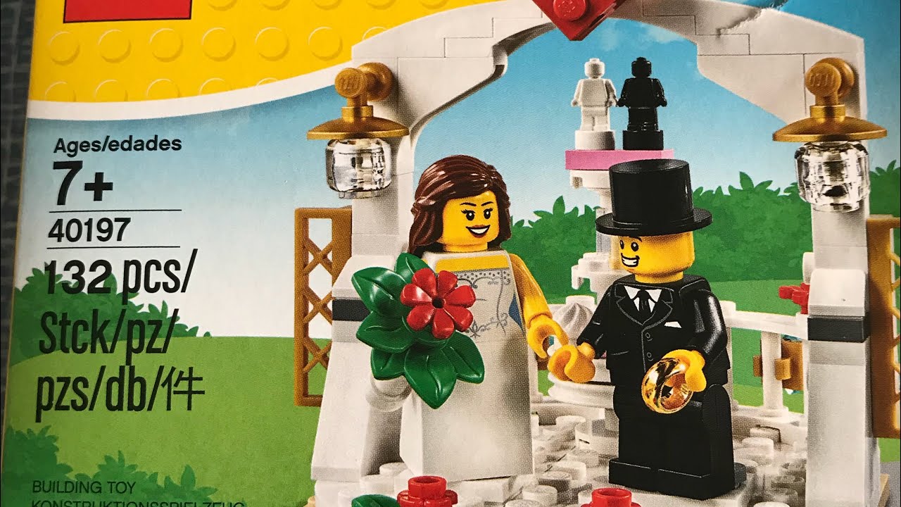 Wedding Lego cake topper review
