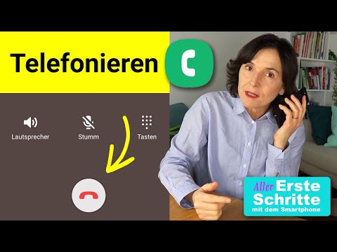 Telefonieren mit dem Samsung. Allererste Schritte mit dem Smartphone Teil 06.